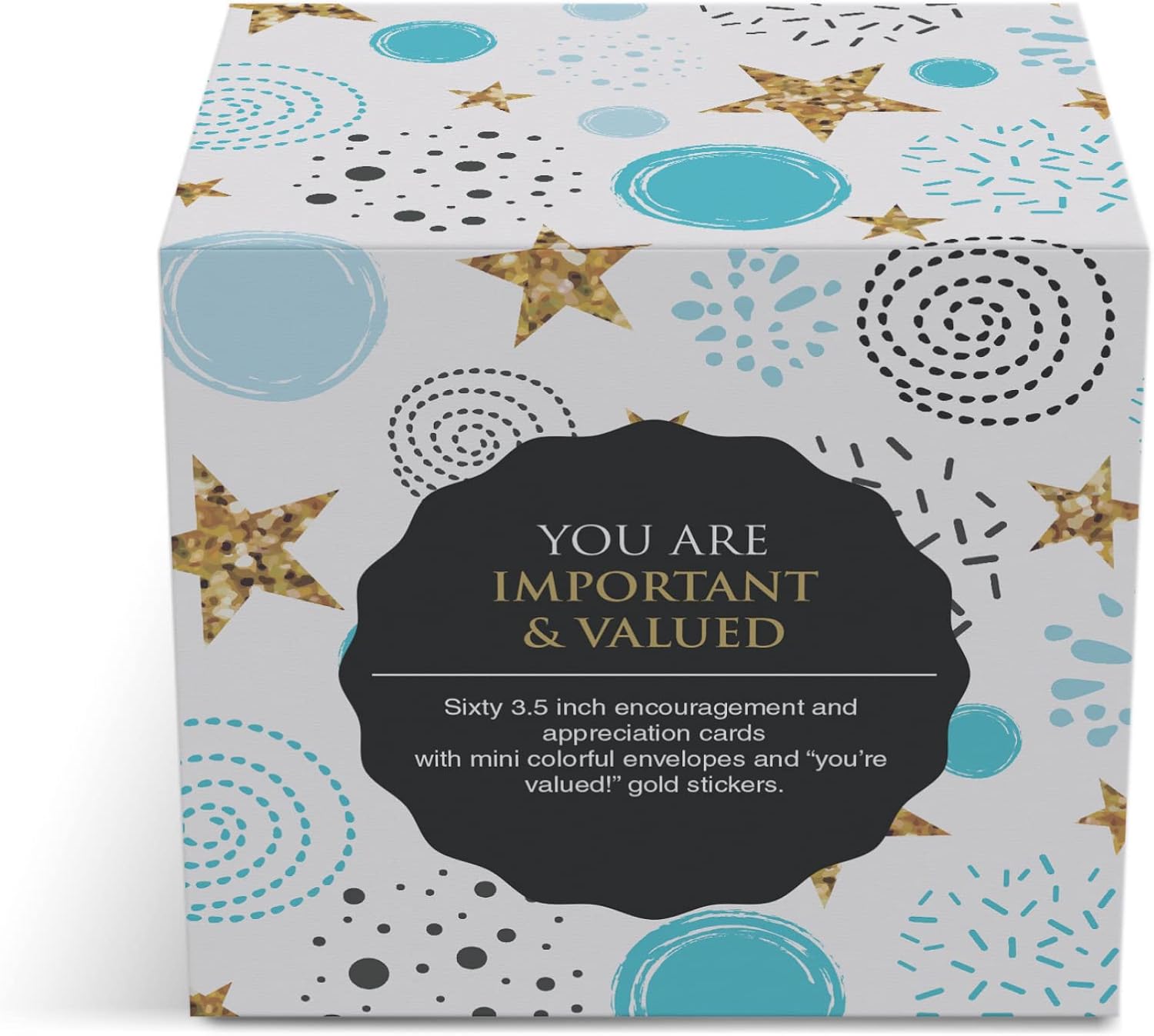 Dessie® 60 Inspirational Mini Cards with “You Are Important” Motivatio ...